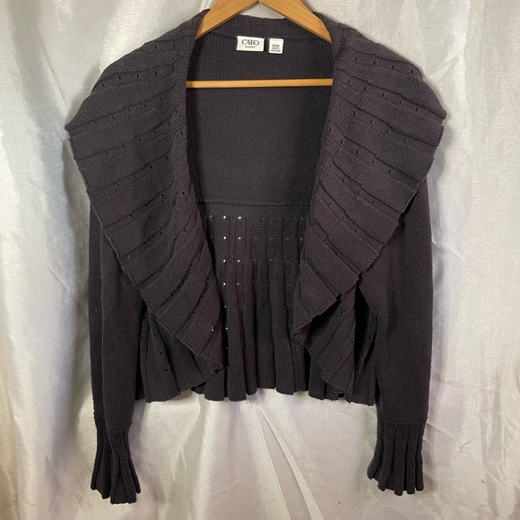 Cato | Sweaters | Plus Size Y2k Chocolate Brown Long Bell Sleeve ...